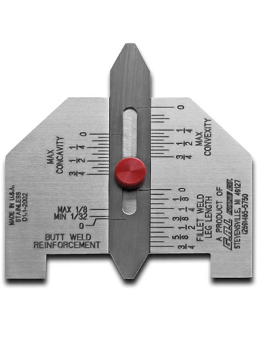 G.A.L. Gage Co. Cat # 6 Automatic Weld Size AWS Type Gauge GAL-6, Inch