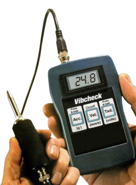Checkline VIBCHECK Portable Vibration Meter with 50mm Sensing Spike